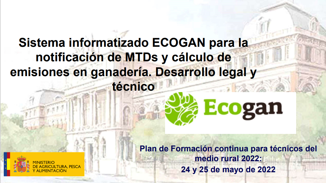 ECOGAN: Registro General de MTDs y Cálculo de emisiones